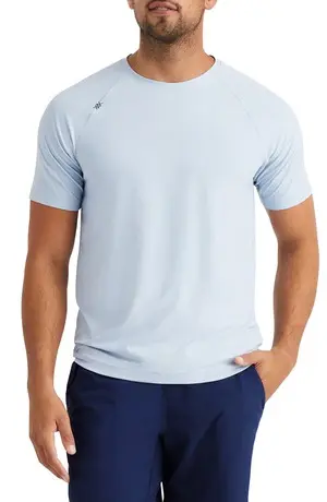 RHONE Rhone Reign Performance T-Shirt Blue Fog