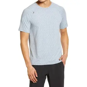 RHONE Rhone Reign Performance T-Shirt Blue Mist Heather