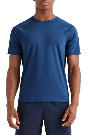 RHONE Rhone Reign Performance T-Shirt Matrix Blue