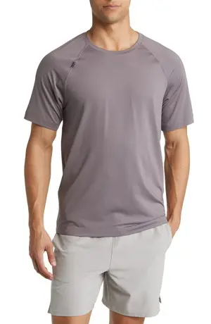 RHONE Rhone Reign Performance T-Shirt Shark Gray