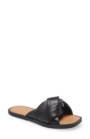Madewell The Jayna Braided Slide Sandal True Black