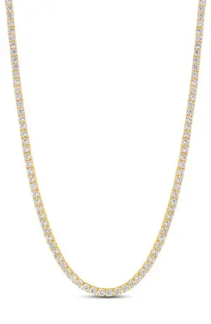 SHYMI Classic Cubic Zirconia Tennis Necklace - Gold