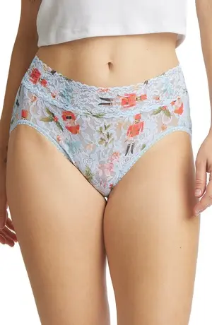 Hanky Panky Print Lace Briefs Ballerina Dreaming