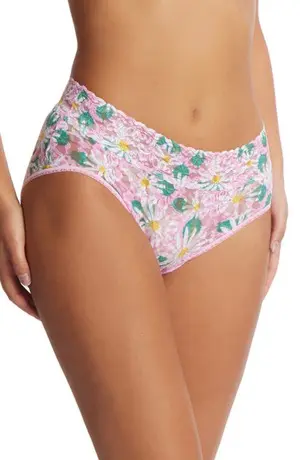 Hanky Panky Print Lace Briefs Hello Spring