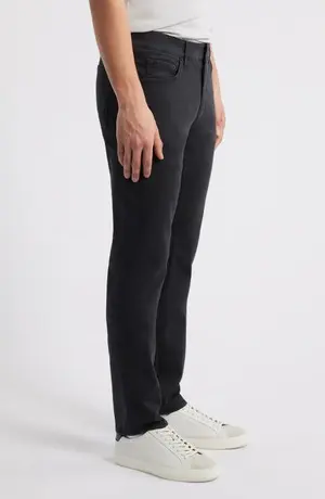 BRAX Chuck Slim Fit Five-pocket Pants - Black