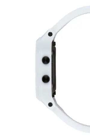 Nixon Siren Digital Recycled Plastic Strap Watch - White