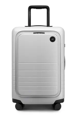 MONOS Monos 23-inch Pro Plus Spinner Luggage Stellar White