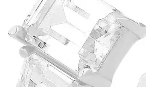 SHYMI Open Cubic Zirconia Band Ring - Silver