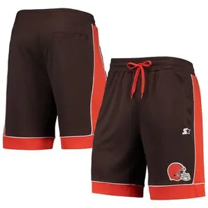 STARTER Orange Cleveland S Fan Favorite Fashion Shorts - Brown