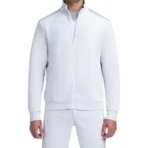 Bugatchi Comfort Cotton Blend Full Zip Sweatshirt