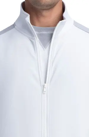Bugatchi Comfort Cotton Blend Full Zip Sweatshirt