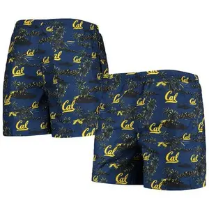 FOCO Cal Bears Island Palm Swim Trunks - Navy
