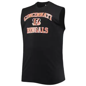 Profile Cincinnati Bengals Big & Tall Muscle Tank Top