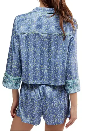 Free People Fp Satin Short Pajamas