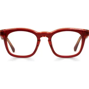 Eyebobs Humble Narrator 50mm Reading Glasses - Red / Orange Crystal