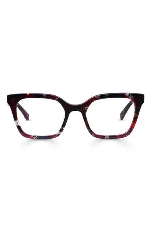 Eyebobs Eyebobs Overlook 50mm Cat Eye Reading Glasses Ruby Mosaic