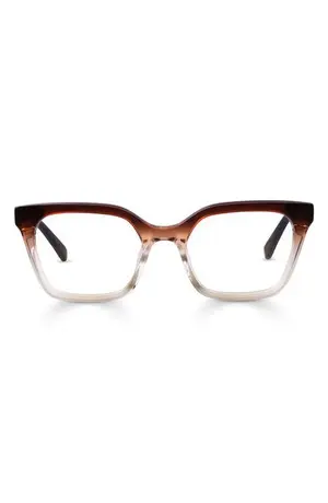 Eyebobs Eyebobs Overlook 50mm Cat Eye Reading Glasses Walnut/almond Crystal