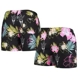 FOCO Arizona State Sun Devils Floral Swim Trunks - Black