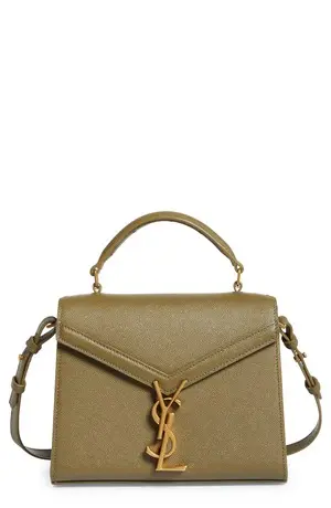 Saint Laurent Mini Cassandra Top Handle Bag - Vert Kaki