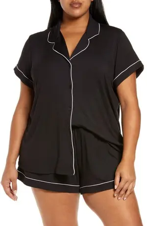Nordstrom Moonlight Eco Short Pajamas - Black