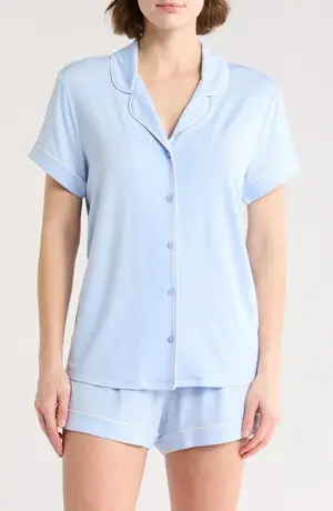 Nordstrom Moonlight Eco Short Pajamas Blue Windsurfer