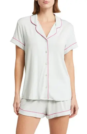 Nordstrom NORDSTROM Moonlight Eco Short Pajama Set Green Hush
