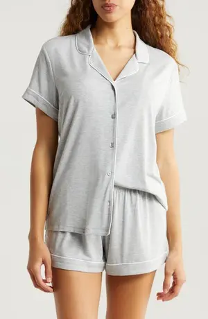 Nordstrom Moonlight Eco Short Pajamas Grey Heather