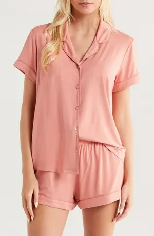 Nordstrom Moonlight Eco Short Pajamas Pink Desert
