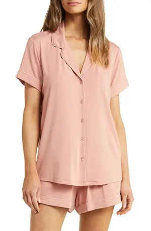 Nordstrom Moonlight Eco Short Pajamas Pink Glass