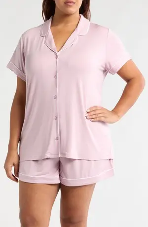 Nordstrom Moonlight Eco Short Pajamas Purple Dawn