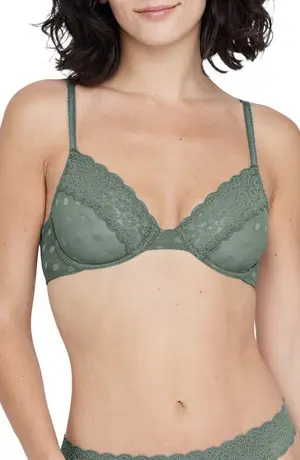 SKARLETT BLUE Dare Unlined Underwire Bra Everglade