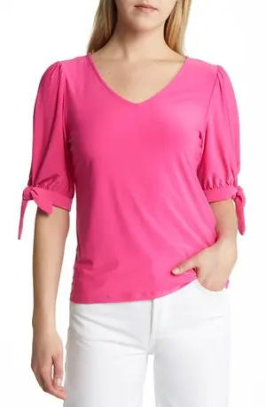Chaus Tie Neck Blouses