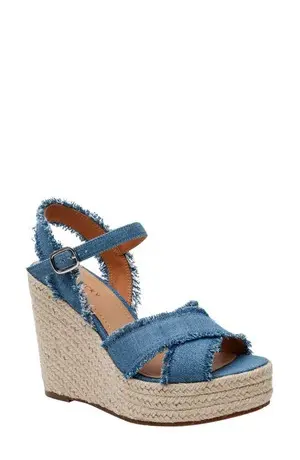 LISA VICKY Glee Espadrille Wedge Sandal - Chambray