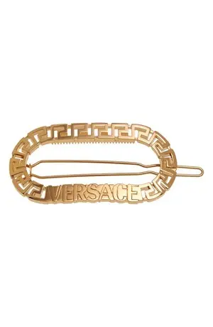 Versace Greek Key Barrette