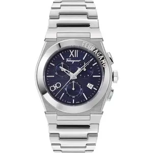 FERRAGAMO Vega Chronograph Bracelet Watch - Stainless Steel