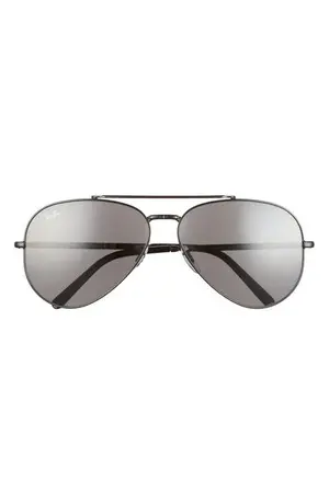 Ray-ban Aviator Sunglasses - Black/dark Grey