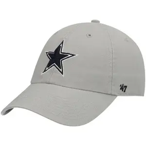 '47 Dallas Cowboys Primary Clean Up Adjustable Hat - Gray