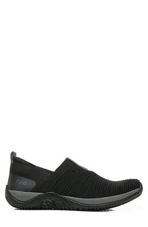 RYKA Echo Knit Slip-on Sneaker - Black