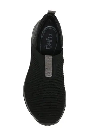 RYKA Echo Knit Slip-on Sneaker - Black