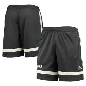 Adidas Kansas Jayhawks Reverse Retro Basketball Shorts - Charcoal