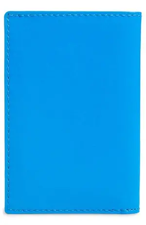Comme Des Garçons Super Fluo Card Case - Blue