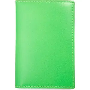 Comme Des Garçons Super Fluo Card Case - Green