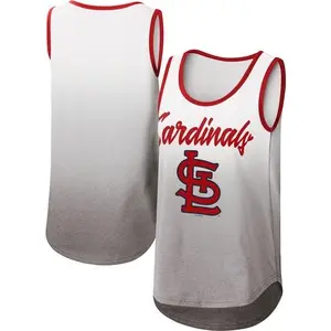 G-III 4HER BY CARL BANKS St. Louis Cardinals Logo Opening Day Tank Top - White