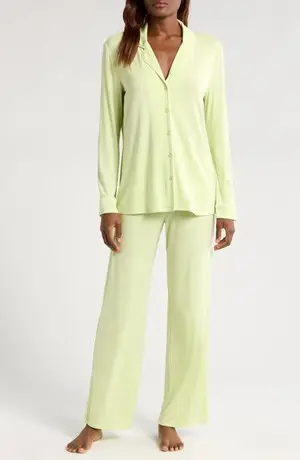 Nordstrom Moonlight Eco Knit Pajamas Olive Lily