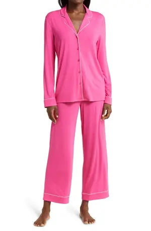 Nordstrom Moonlight Eco Knit Pajamas Pink Yarrow