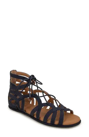 Gentle Souls Cage Lace-up Sandal - Navy