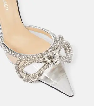 Mach & Mach Double Bow Embellished Pumps