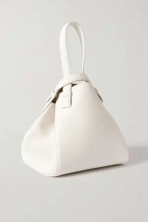 Loewe White Hammock Nugget Small Leather Tote