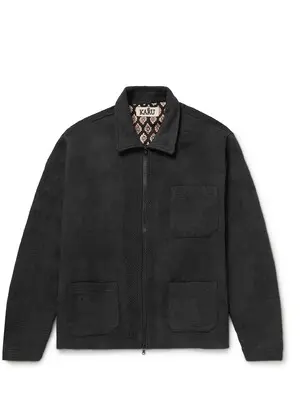Karu Research Upcycled Quilted Cotton Jacket In Black - 60% Off