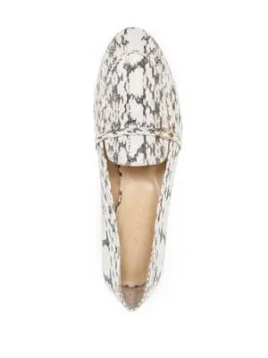Jennifer Chamandi Snakeskin Loafers